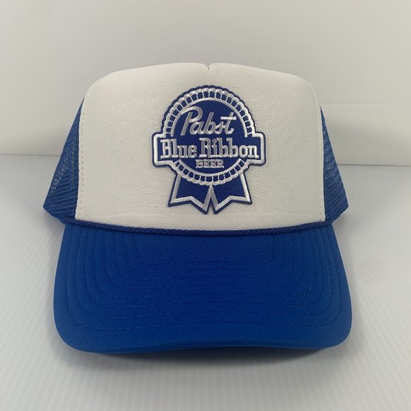 Pabst Blue Ribbon | Accessories | Pabst Blue Ribbon Beer Trucker Hat ...